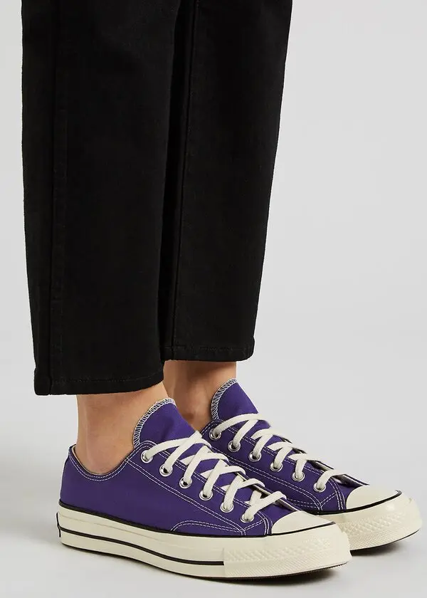 CONVERSE Chuck 70 Purple Canvas Sneakers