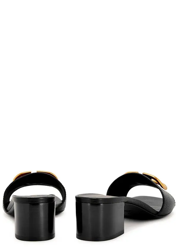 Valentino Garavani Vlogo 45 Leather Mules