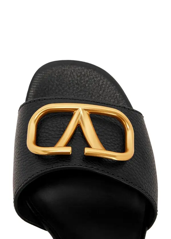 Valentino Garavani Vlogo 45 Leather Mules