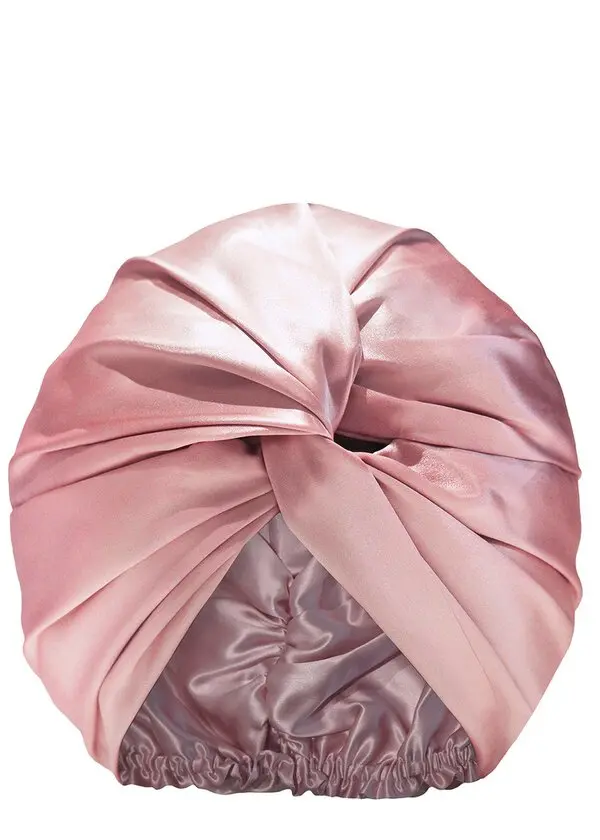 Slip Pure Silk Turban - Pink