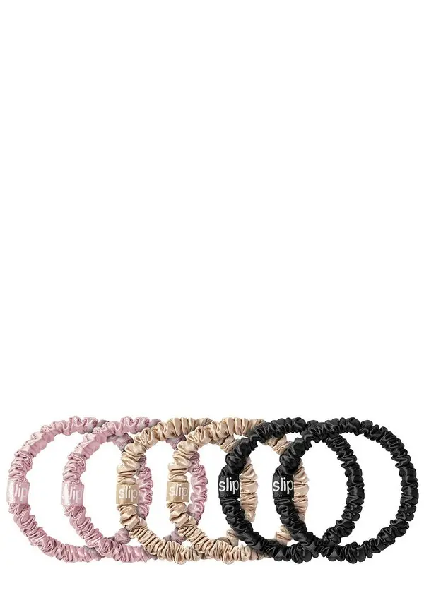 Slip Silk Skinnies Scrunchies 6-pack - Na