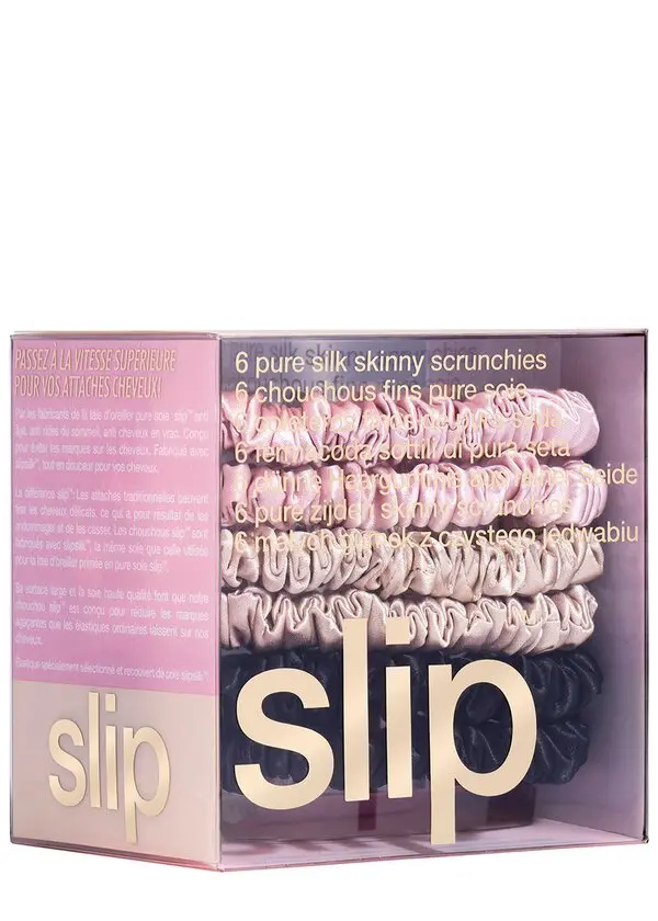 Slip Silk Skinnies Scrunchies 6-pack - Na