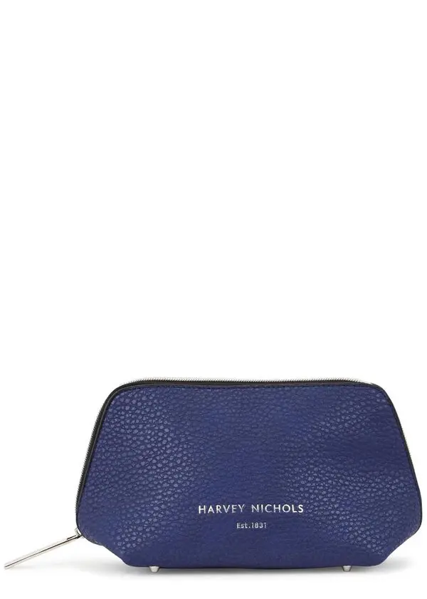 HARVEY NICHOLS Grained Faux Leather Cosmetics Case