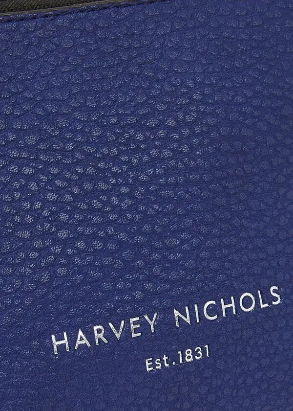 HARVEY NICHOLS Grained Faux Leather Cosmetics Case
