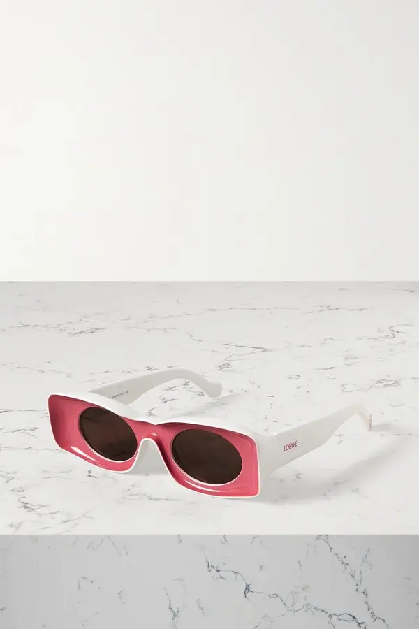 Loewe Square-frame Sunglasses - Pink