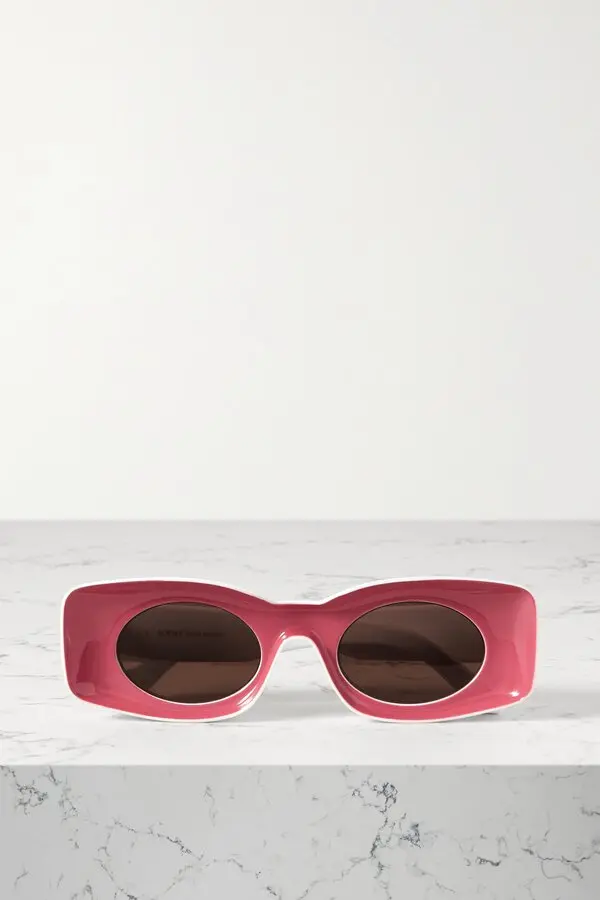 Loewe Square-frame Sunglasses - Pink