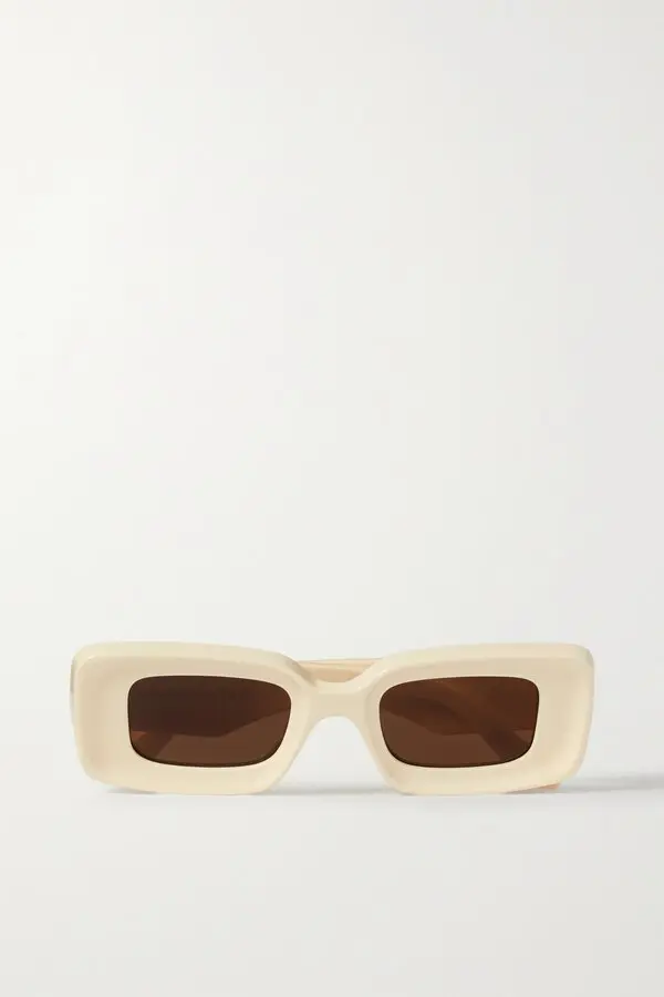 Loewe Square-frame Sunglasses - Ivory