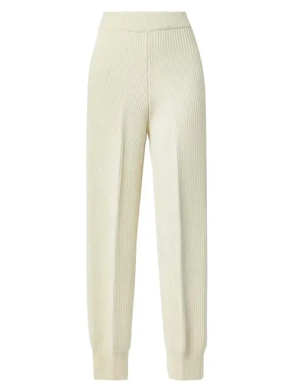 THE FRANKIE SHOP Ribbed Wool Track Pants