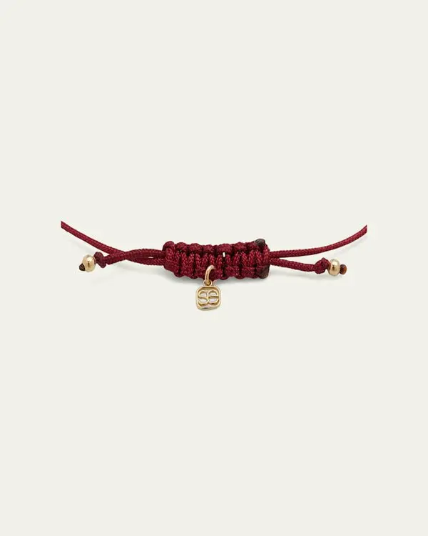 SYDNEY EVAN Diamond Hamsa Bracelet - Red