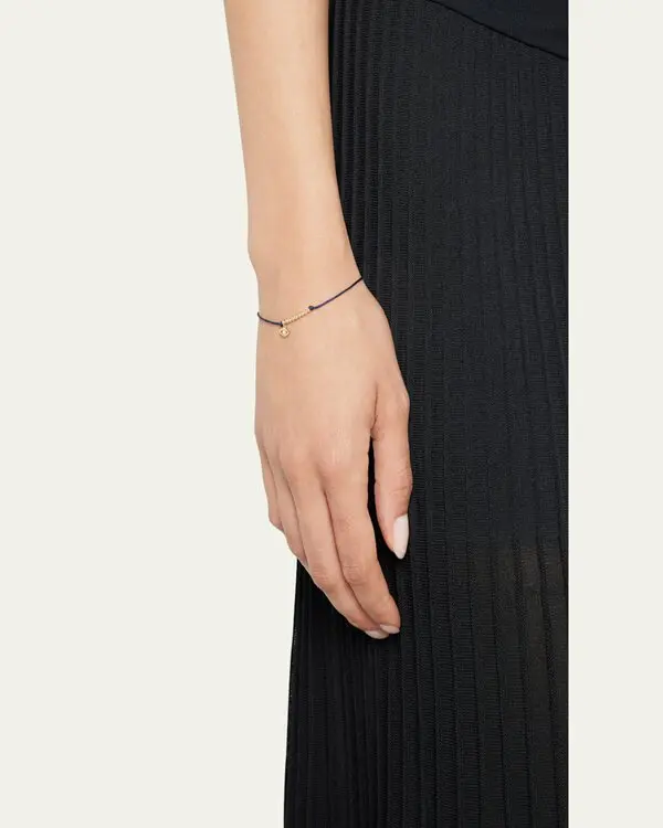 SYDNEY EVAN Diamond Evil Eye Bracelet - Blue