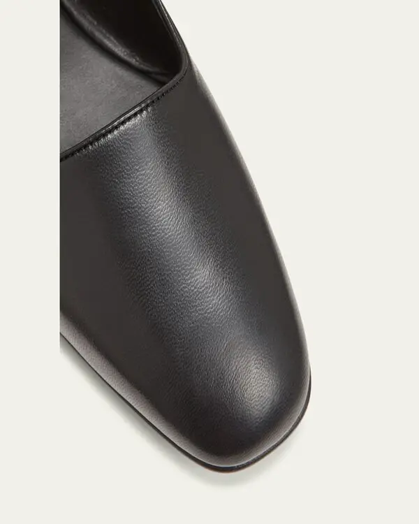 THE ROW Ava Ballerina Flats - Black