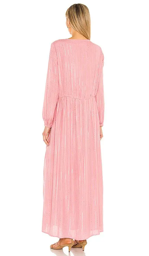 hutch long sleeve sequin feather mini dress Claudia