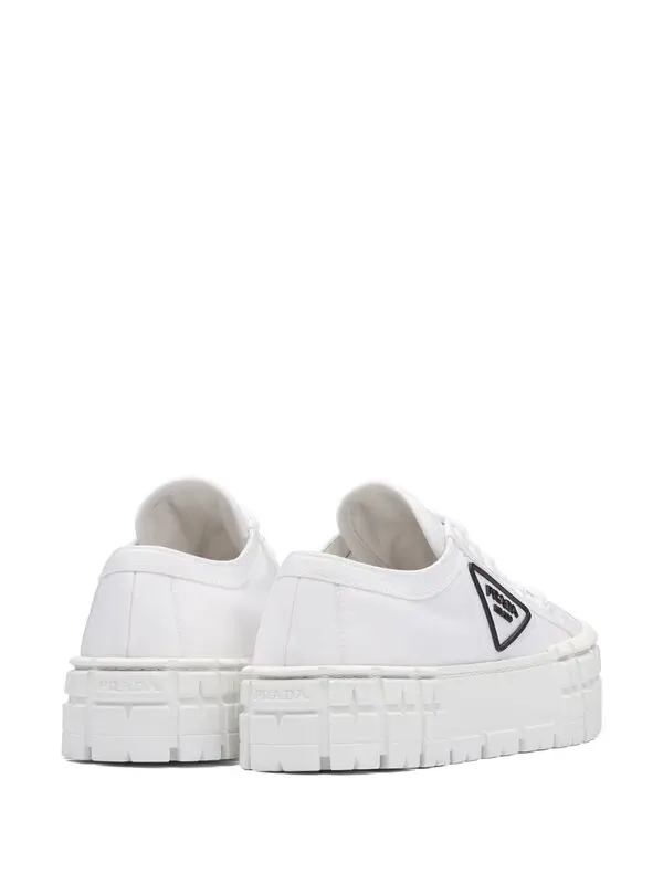 Prada Double Wheel Low-top Sneakers - White