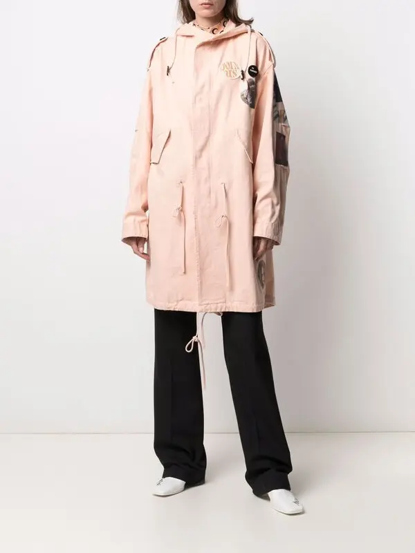 Raf Simons Photograph-print Hooded Coat
