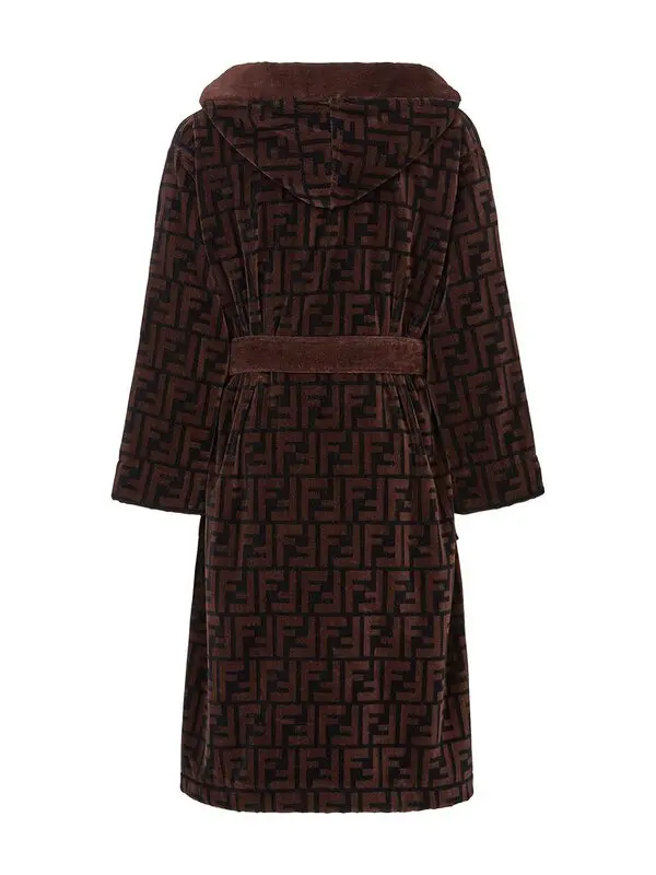 Fendi Ff Ogo Cotton Robe