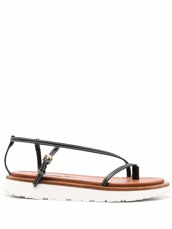 Zimmermann Skinny Strap Flat Sandals