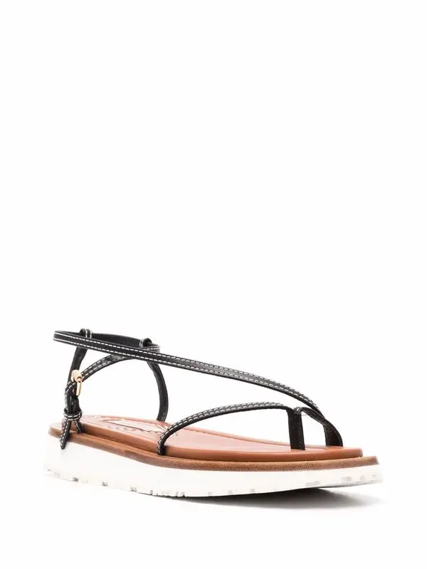 Zimmermann Skinny Strap Flat Sandals