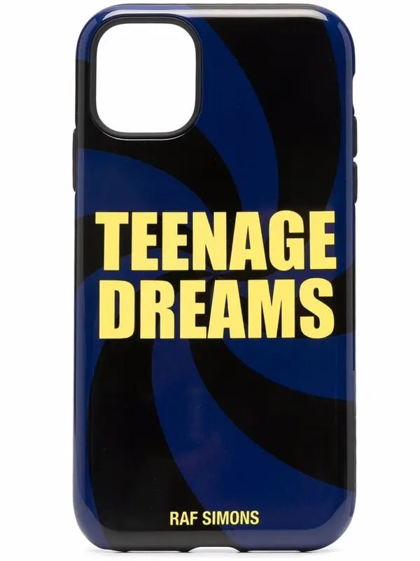 Raf Simons Teenage Dreams Iphone 11 Case - Black