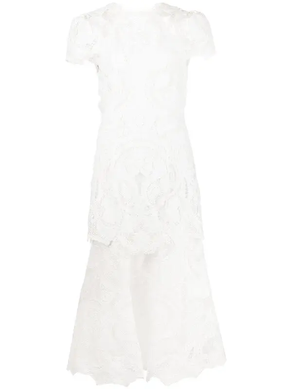 Simkhai Cut-out Detail Midi Dress - White