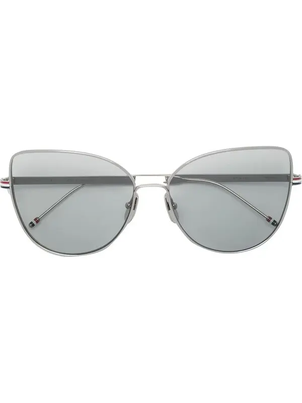 Thom Browne Tb121 Cat-eye Frame Sunglasses - Black
