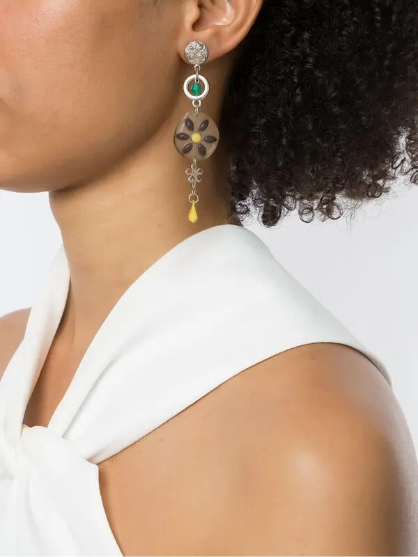AMIR SLAMA Flower Dangle Earrings