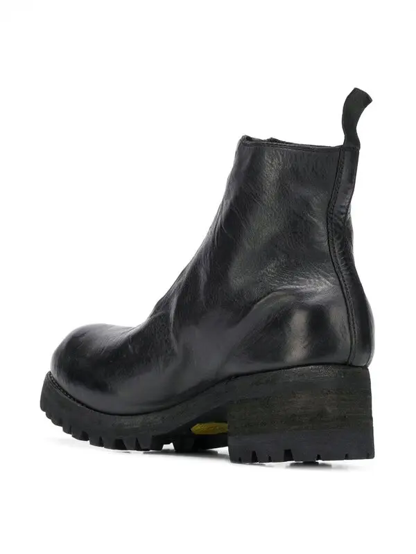 Guidi Front Zip Ankle Boots