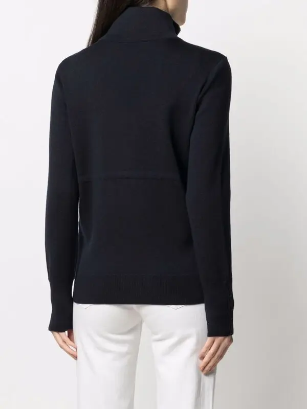 Moncler Knitted Padded-front Long-sleeve Jacket