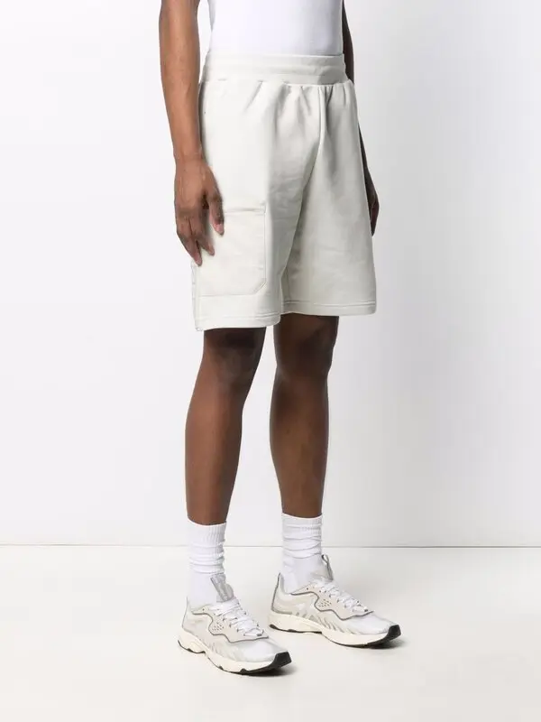 A-COLD-WALL* Embroidered Logo Track Shorts - Neutrals