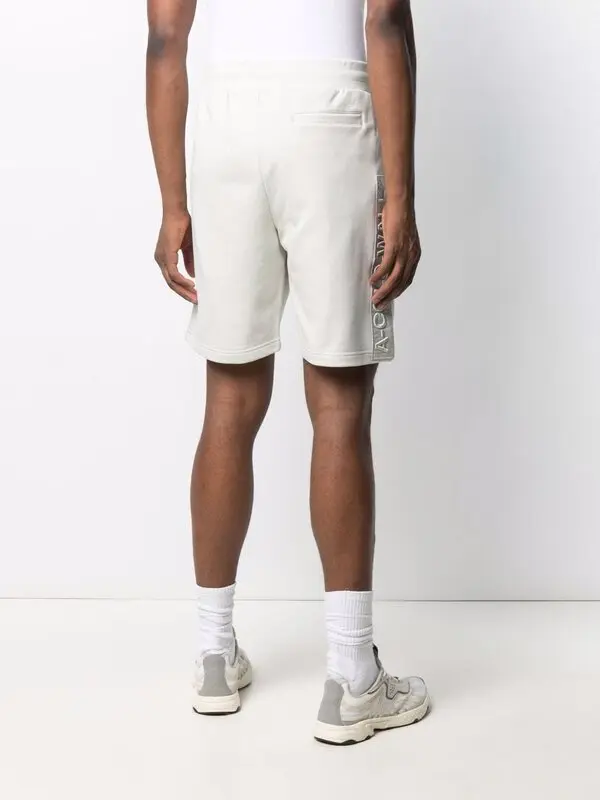A-COLD-WALL* Embroidered Logo Track Shorts - Neutrals