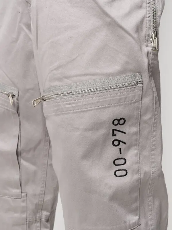 DIESEL® Patch Pocket Cotton Jumpsuit - Grey