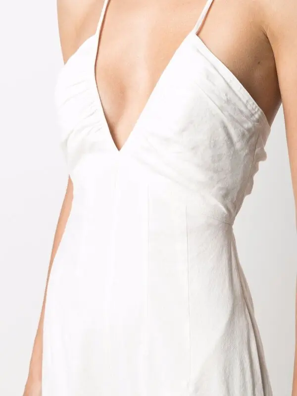 Rag & Bone Cotton Linen Blend Wide Leg Jumpsuit