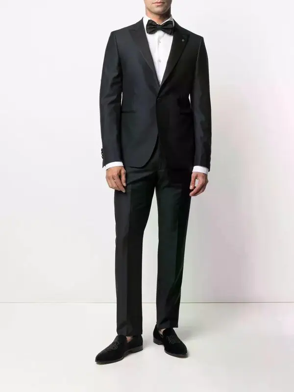 Tagliatore Virgin Wool Single-breasted Suit - Black