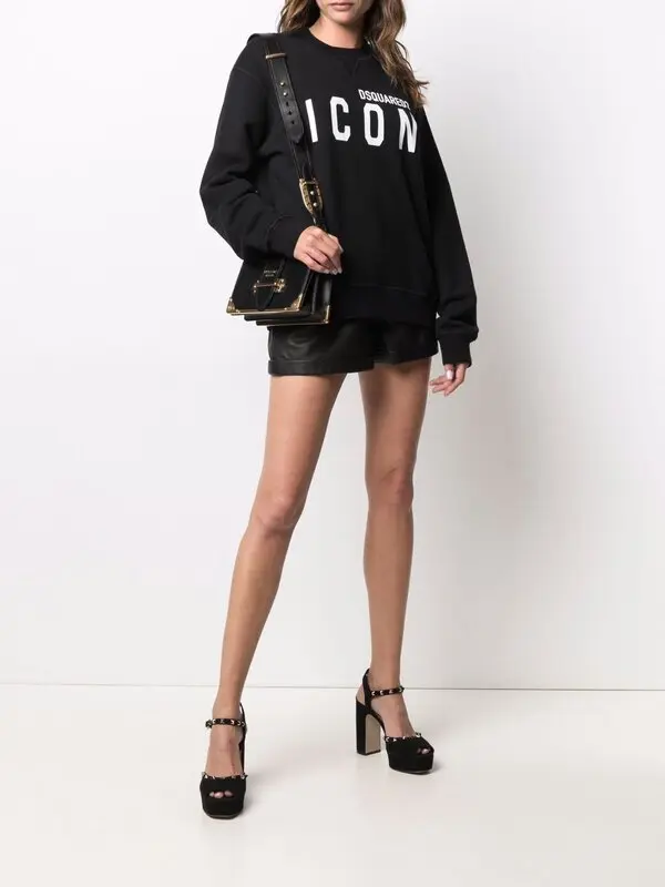Dsquared2 Ogo-print Ong-seeved Sweatshirt