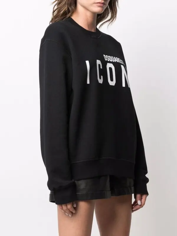 Dsquared2 Ogo-print Ong-seeved Sweatshirt
