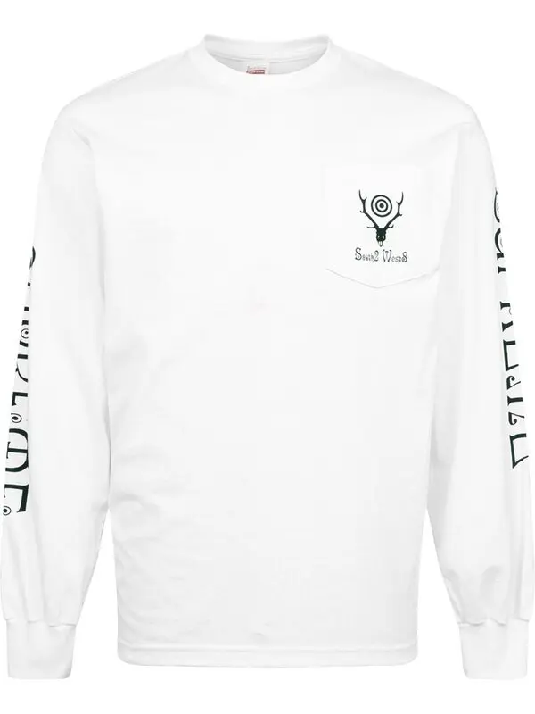Supreme X South2 West8 Long-sleeve T-shirt - White