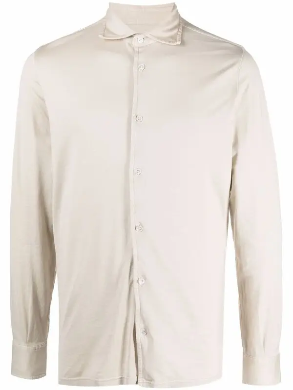 Fedeli Jersey Button Down Shirt
