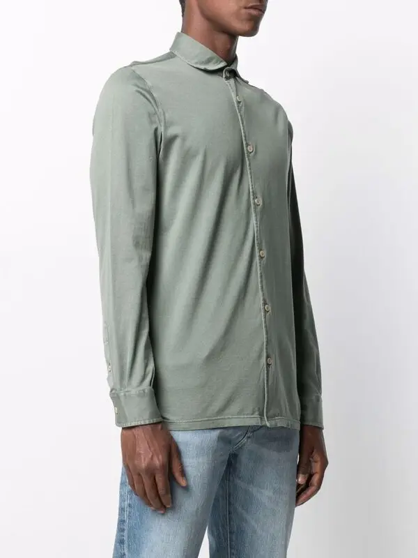 Fedeli Jersey Button Down Shirt