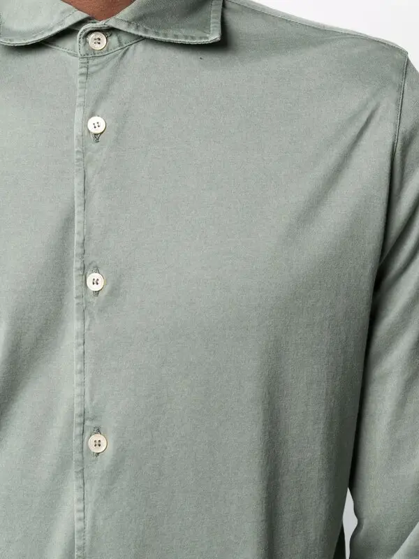 Fedeli Jersey Button Down Shirt