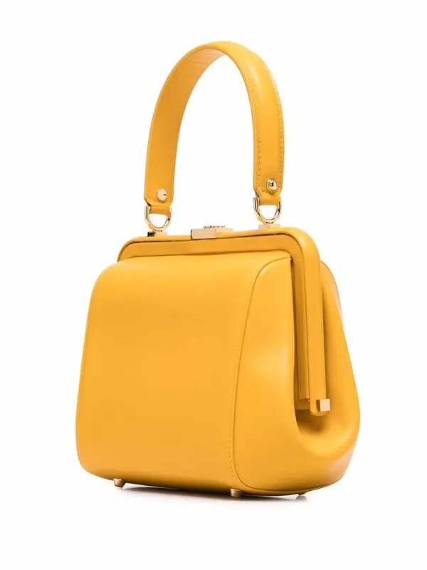 ULYANA SERGEENKO Leather Tote - Yellow
