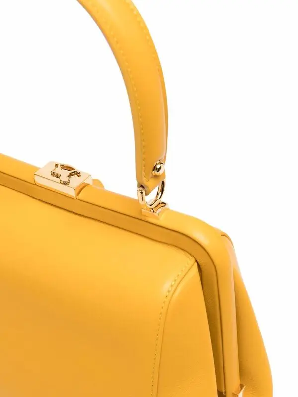 ULYANA SERGEENKO Leather Tote - Yellow