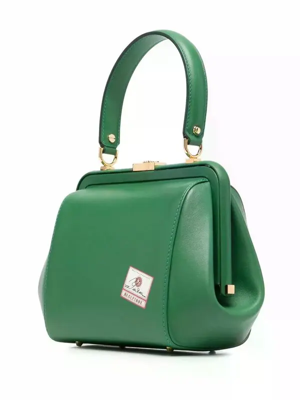 ULYANA SERGEENKO Class Leather Tote Bag - Green