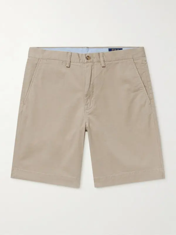 Polo Ralph Lauren Brushed Stretch-cotton Twill Chino Shorts