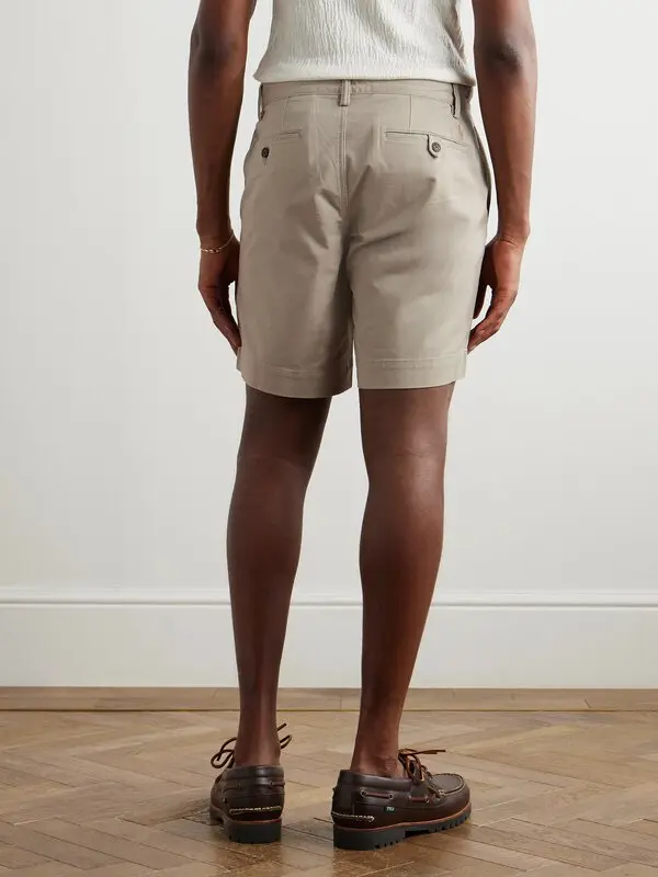 Polo Ralph Lauren Brushed Stretch-cotton Twill Chino Shorts