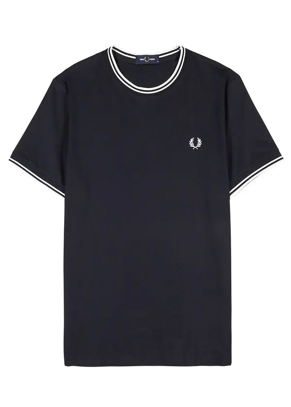 Fred Perry M1588 Cotton T-shirt - Navy