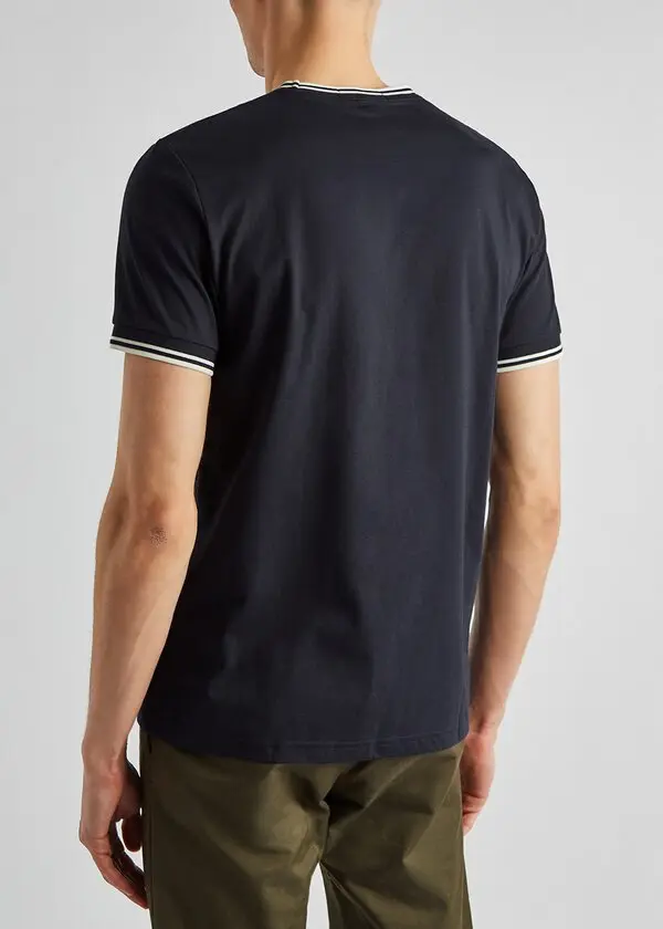 Fred Perry M1588 Cotton T-shirt - Navy