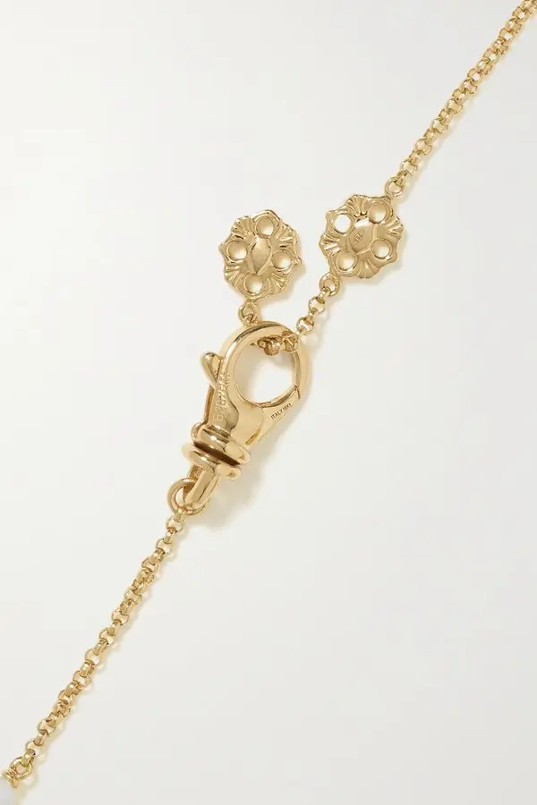 Buccellati Opera Tulle 18-karat Mother-of-pearl Charm Bracelet
