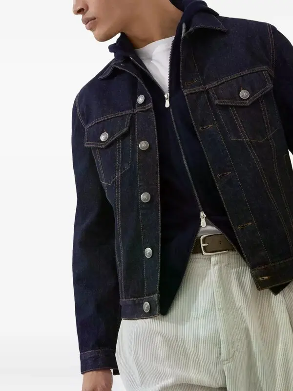 Brunello Cucinelli Cashmere Zip Hoodie - Blue