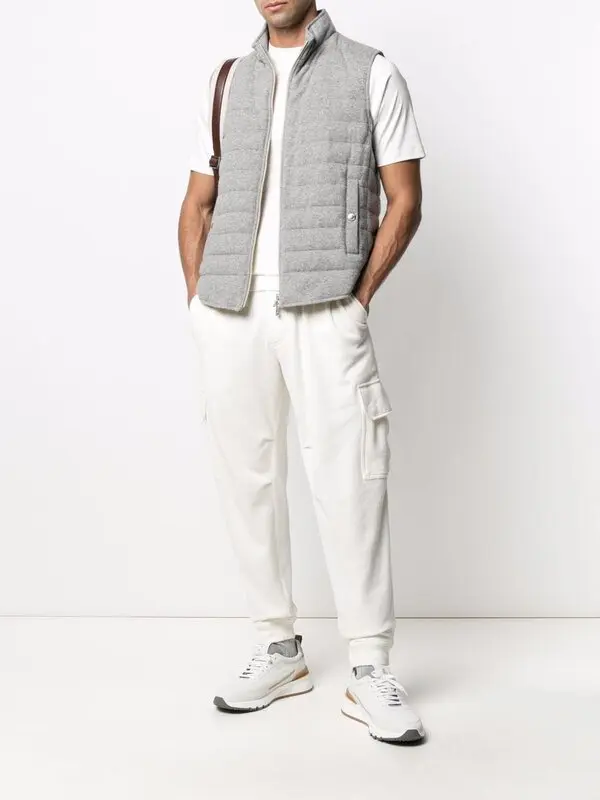 Brunello Cucinelli Drawstring Cargo Cotton Joggers