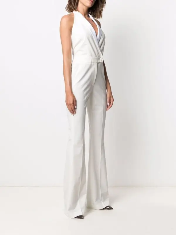 DONDUP Double-breasted Sleeveless Jumpsuit