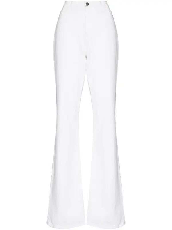 Raf Simons Flared High-waisted Jeans